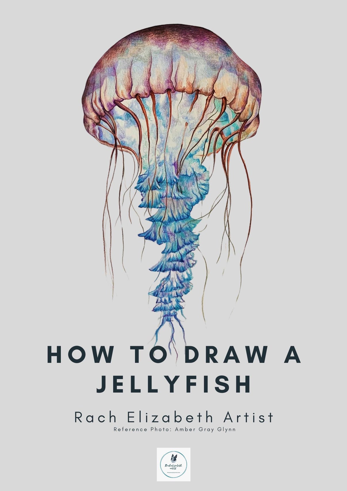 Jellyfish art step by step tutorial – Rachelizabethartist